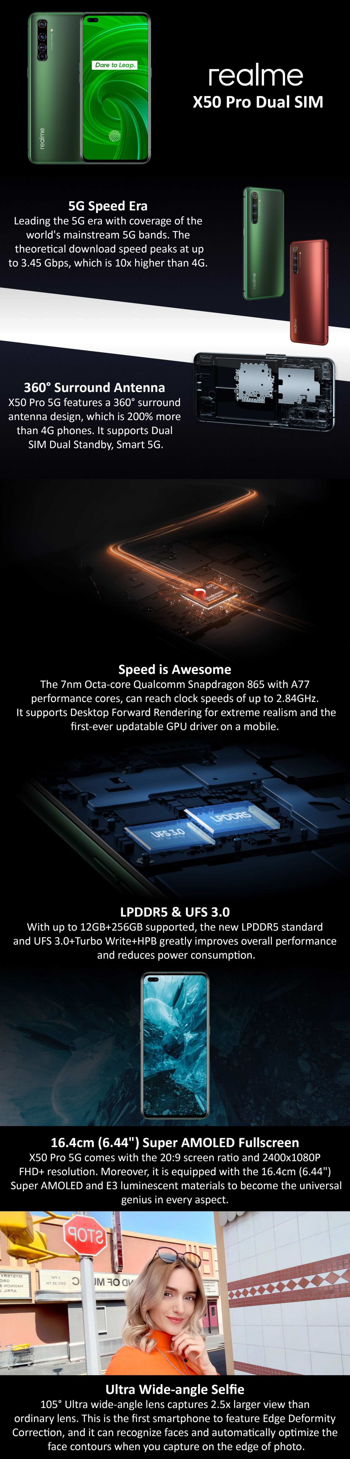 Realme X50 Pro 5G 256GB 12GB RAM - International Version